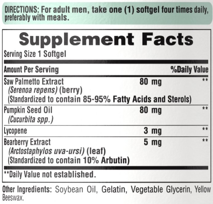 Комплекс для простаты Puritan's Pride Prostene Prostate Support Formula ...